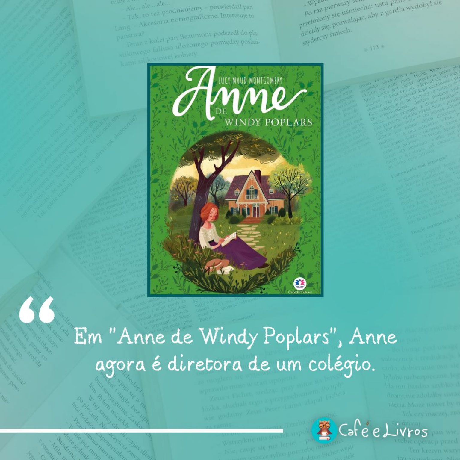 Livros de Anne With an E: Ordem e Review - Café e Livros